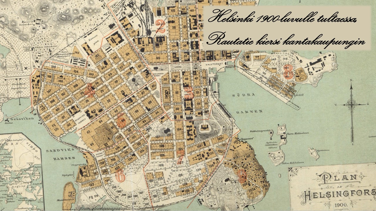 Helsinki kartalla :: Helsingin-historia