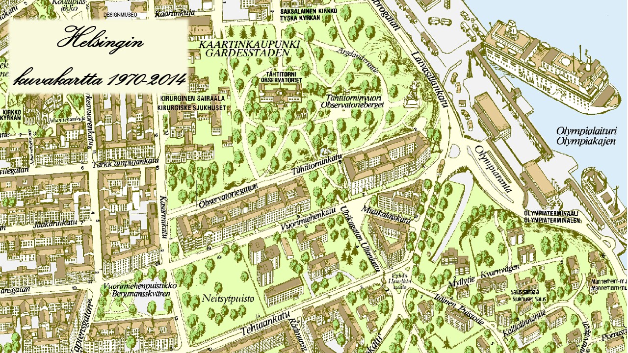Helsinki kartalla :: Helsingin-historia
